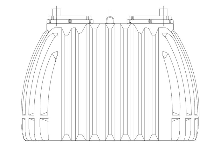DEC Approved Gravity Polyethylene Tanks - Anchorage Tank