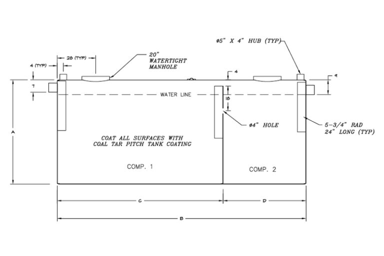 DEC Approved Gravity Steel Tanks - Anchorage Tank